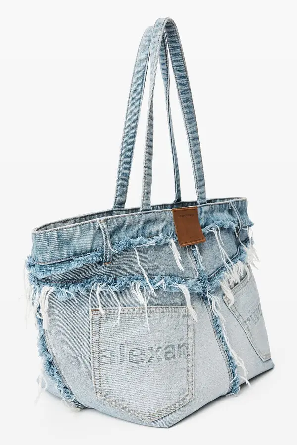 Alexander Wang Punch Denim Large Tote