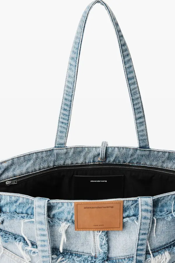 Alexander Wang Punch Denim Large Tote