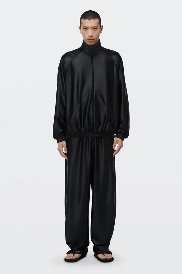 Alexander Wang Emboss Logo Panel Track Jacket