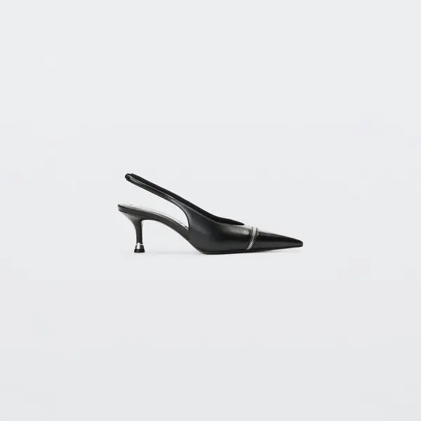 Alexander Wang Slasher Zip Sling Back - Black