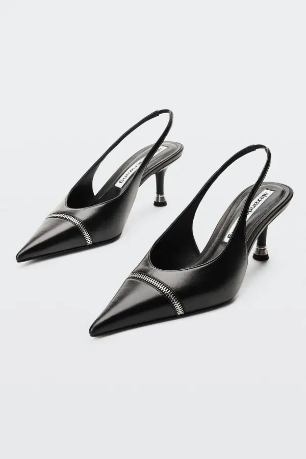Alexander Wang Slasher Zip Sling Back