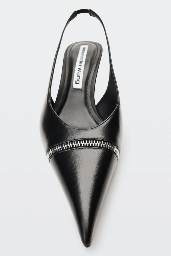 Alexander Wang Slasher Zip Sling Back