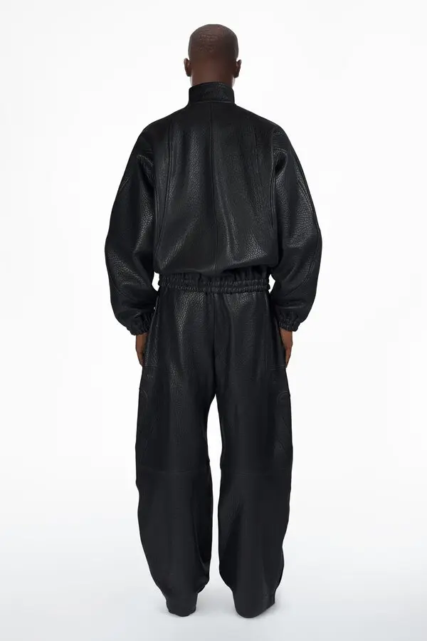 Alexander Wang Track Pant In Primal Lambskin Leather