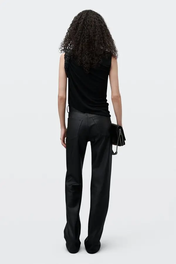 Alexander Wang Crystal Twist Sleeveless Top
