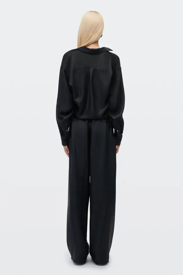 Alexander Wang Silk Layered Cami Shirt Top