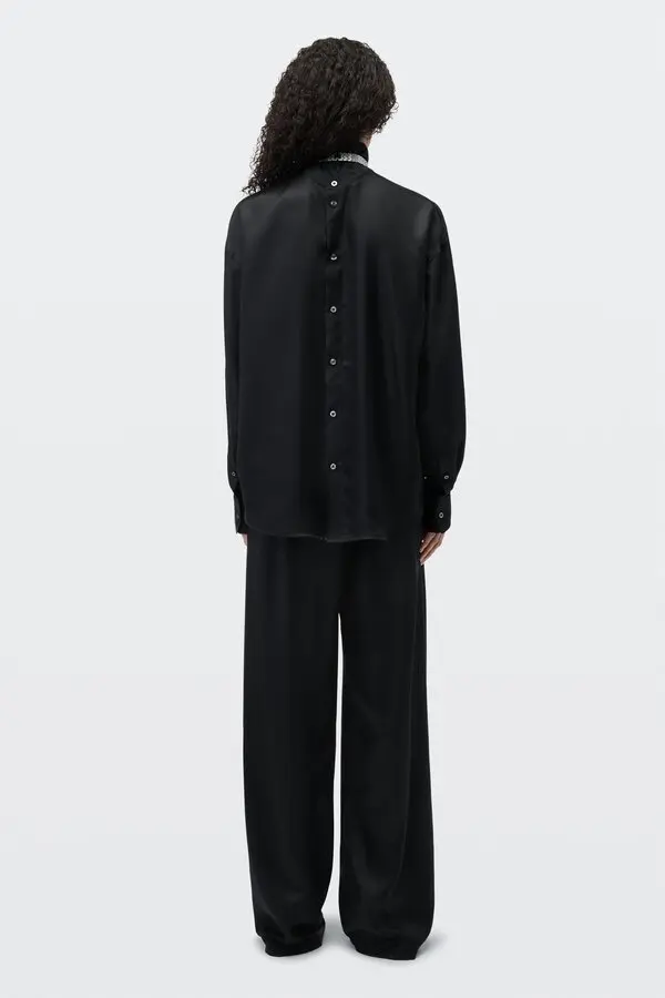 Alexander Wang Silk Reverse-detail Shirt