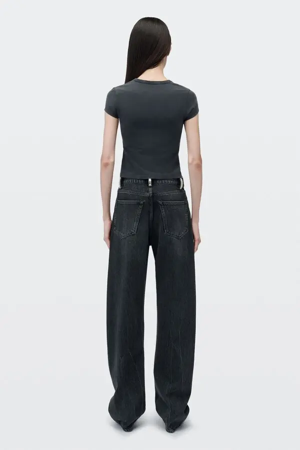 Alexander Wang Crystal Hotfix I Heart Aw Tee