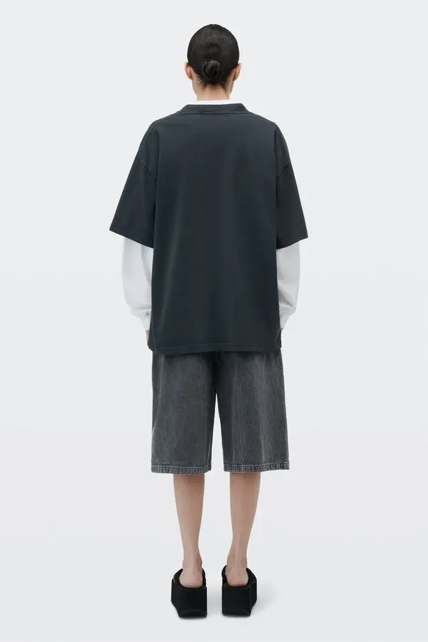 Alexander Wang Crystal Graphic Tee