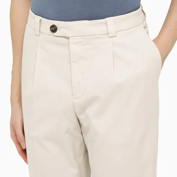 Brunello Cucinelli Straight-leg Cotton Pants