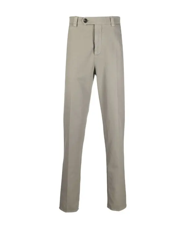 Brunello Cucinelli Mid-rise Straight Leg Trousers