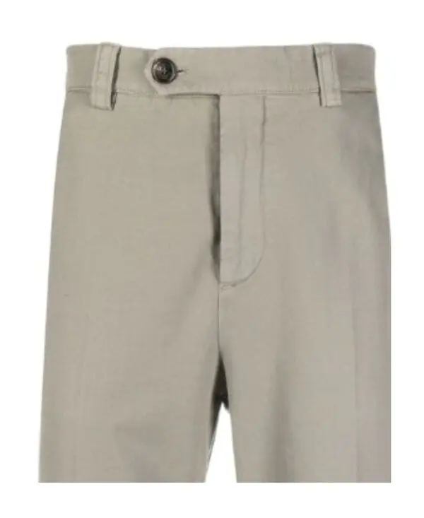 Brunello Cucinelli Mid-rise Straight Leg Trousers