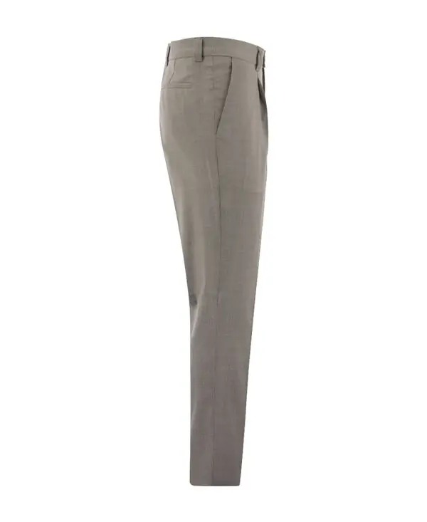 Brunello Cucinelli Virgin Wool Tailored Trousers