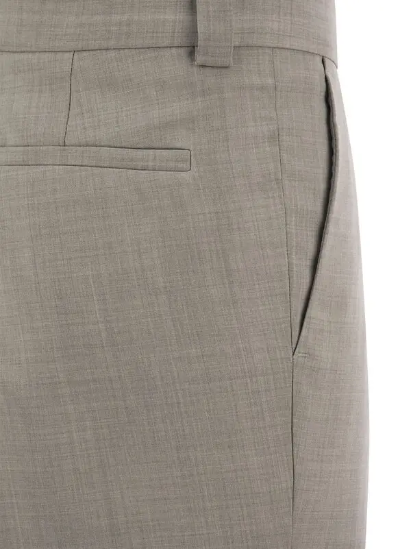 Brunello Cucinelli Virgin Wool Tailored Trousers