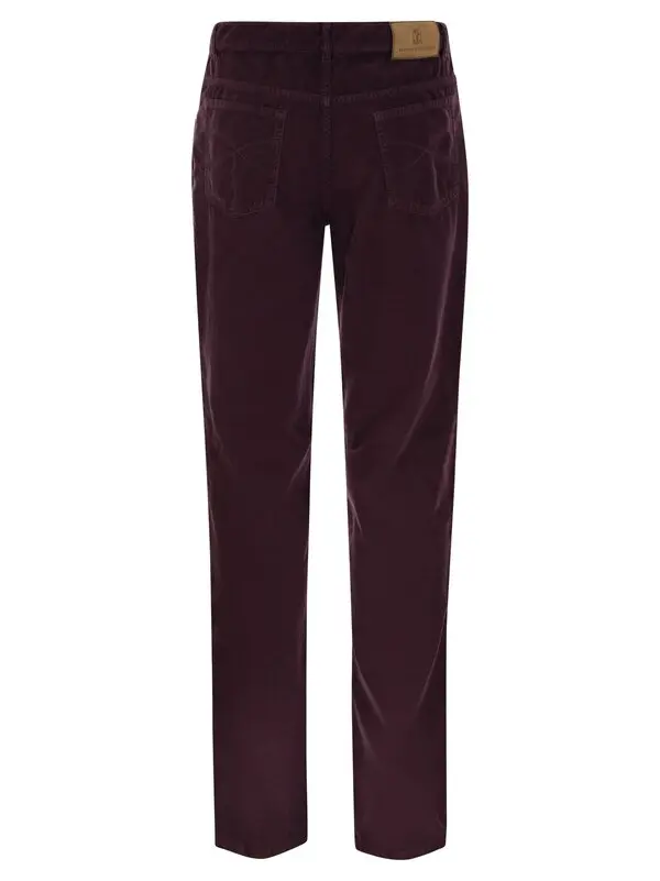 Brunello Cucinelli Logo Patch Straight-leg Trousers