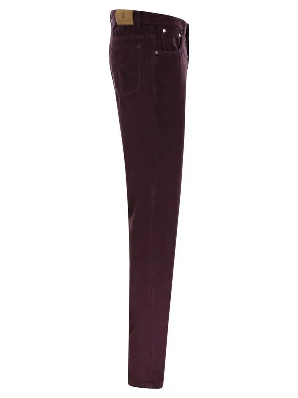Brunello Cucinelli Logo Patch Straight-leg Trousers