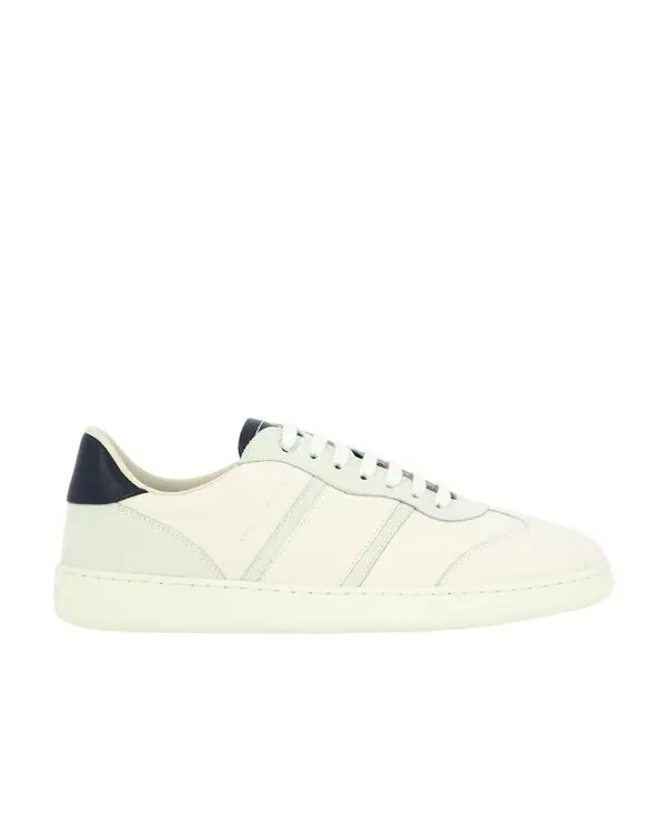 FERRAGAMO Low-top Lace-up Sneakers - White