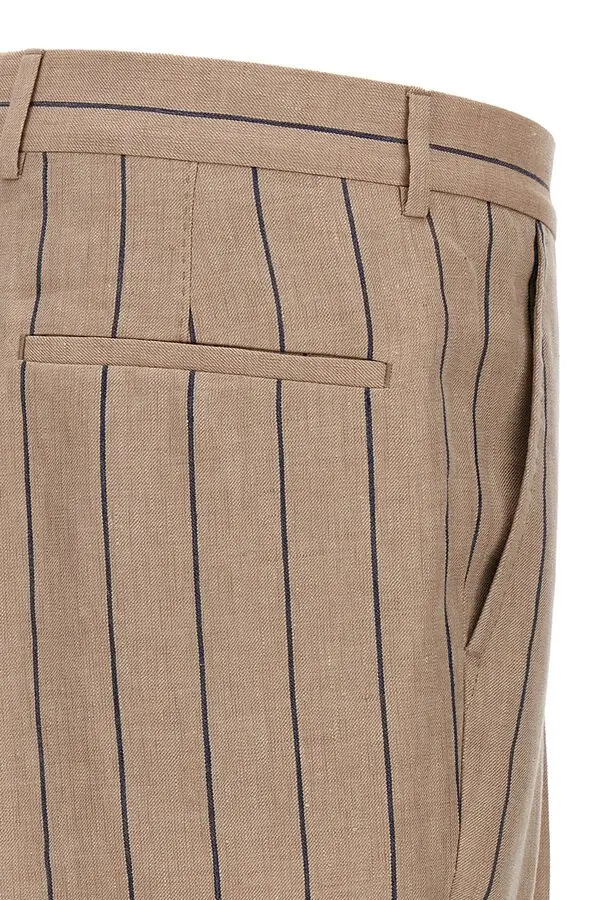 Brunello Cucinelli Belt-loop Casual Pants