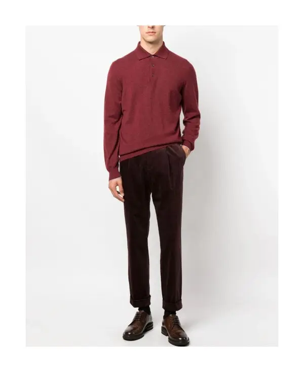 Brunello Cucinelli Button-up Cashmere Polo Shirt
