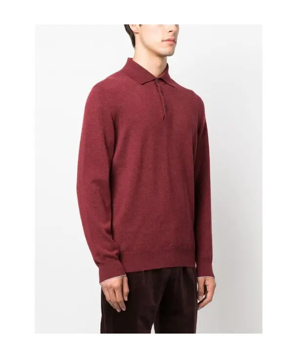 Brunello Cucinelli Button-up Cashmere Polo Shirt