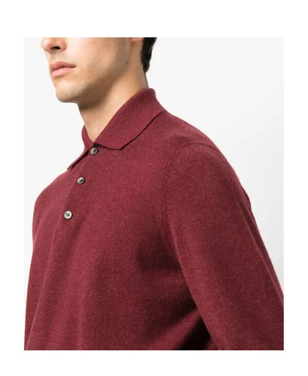 Brunello Cucinelli Button-up Cashmere Polo Shirt