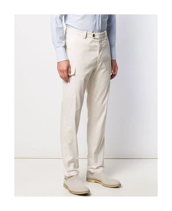 Brunello Cucinelli Stretch Slim-cut Trousers