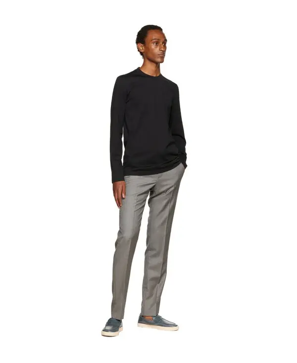 Brunello Cucinelli Long-sleeved Cotton T-shirt