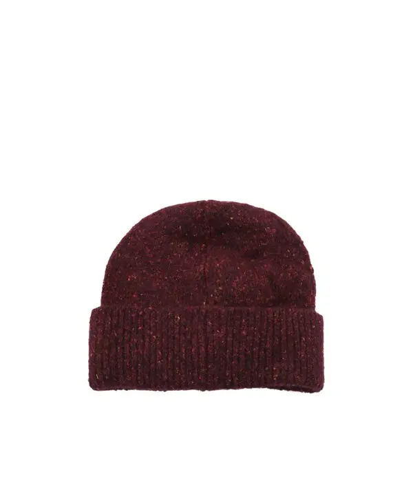 Brunello Cucinelli Folded Brim Knitted Beanie - Black