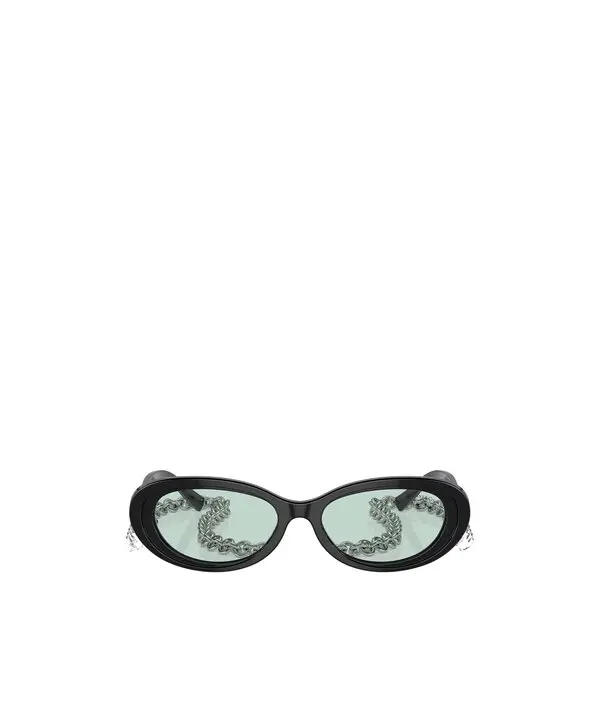 TIFFANY  CO. Tiffany & Co. Oval Frame Sunglasses With Chain Detail