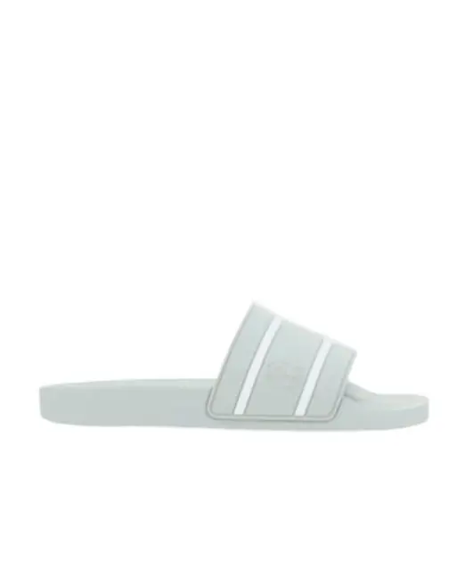 Brunello Cucinelli Striped Pattern Slip-on Slides - Green