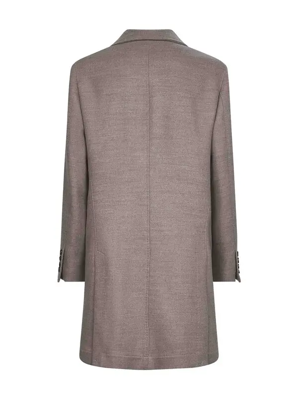 Brunello Cucinelli Single-breasted Long-sleeved Coat