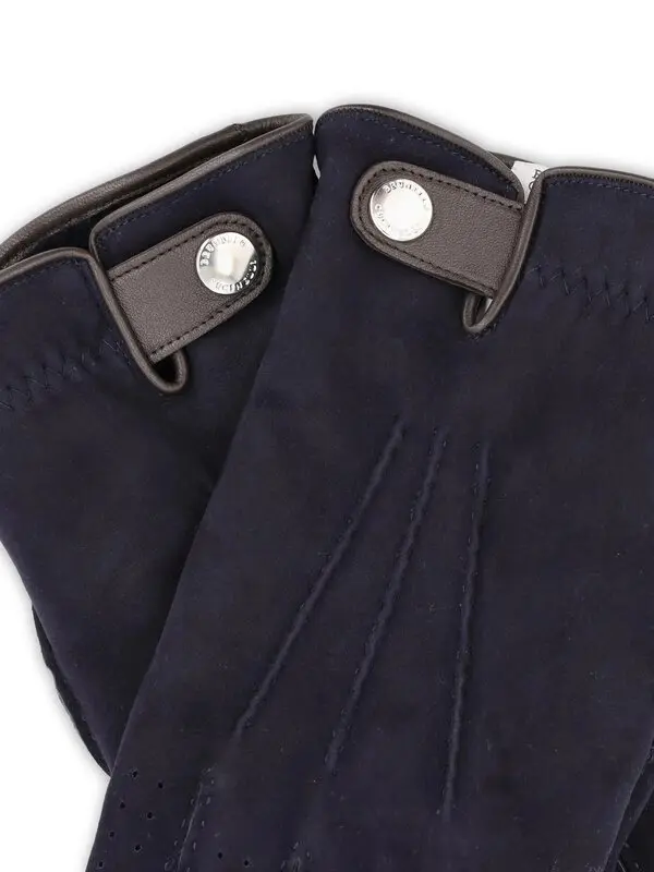 Brunello Cucinelli Perforated Leather Gloves