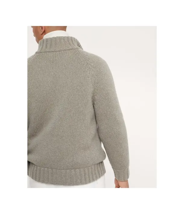 Brunello Cucinelli Roll Neck Knitted Cardigan