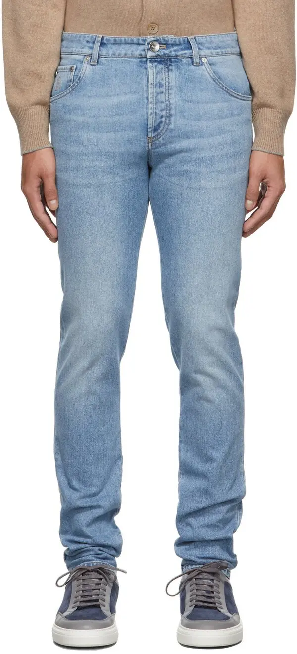 Brunello Cucinelli Skinny Low Rise Jeans