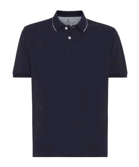 Brunello Cucinelli Short-sleeved Straight Hem Polo Shirt