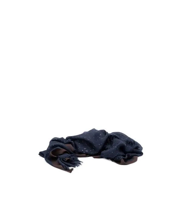 Brunello Cucinelli Sequin-embellished Cashmere Scarf - Black