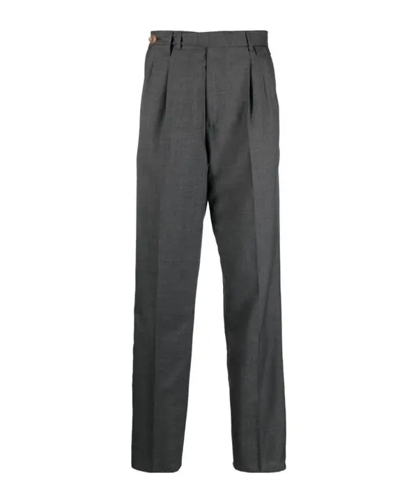 Brunello Cucinelli Mid-rise Tailored Wool Trousers