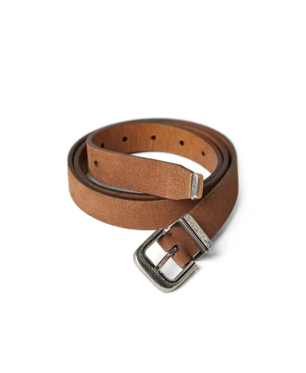 Brunello Cucinelli Buckle-fastening Suede Belt