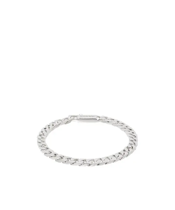 NUMBERING Cuban Chain Bracelet - Silver