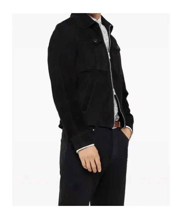 Brunello Cucinelli Zip-up Shirt Jacket With Buttoned Pockets