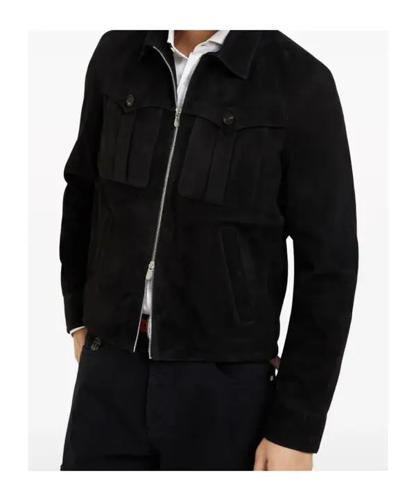 Brunello Cucinelli Zip-up Shirt Jacket With Buttoned Pockets