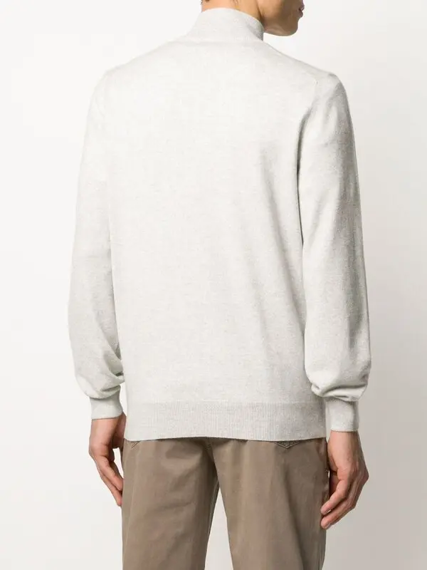 Brunello Cucinelli Knitted Zip-up Cardigan