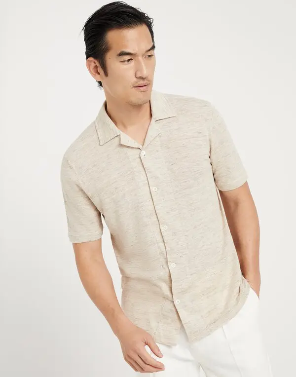 Brunello Cucinelli Short-sleeved Button-up Shirt
