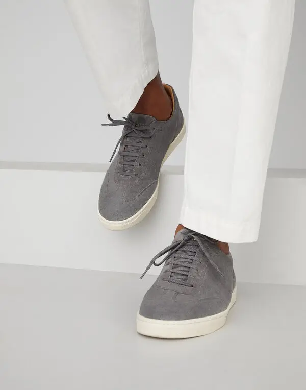 Brunello Cucinelli Suede Lace-up Sneakers