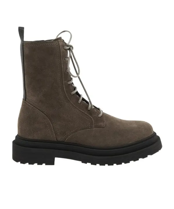 Brunello Cucinelli Lace-up Ankle Boots