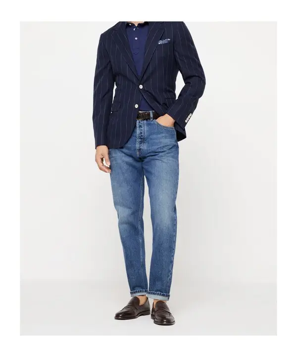 Brunello Cucinelli Mid-rise Tapered Leg Jeans