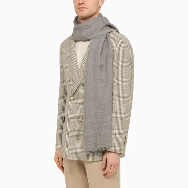 Brunello Cucinelli Frayed Edge Scarf