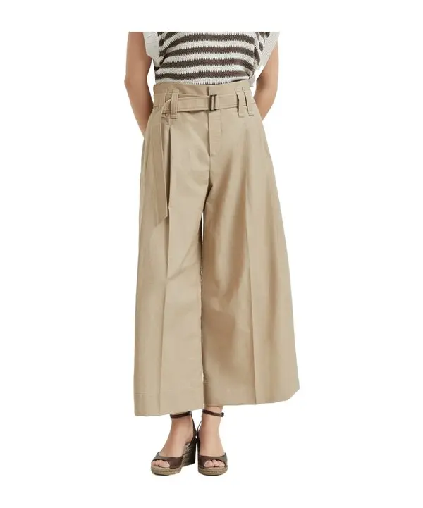Brunello Cucinelli Belted Trousers