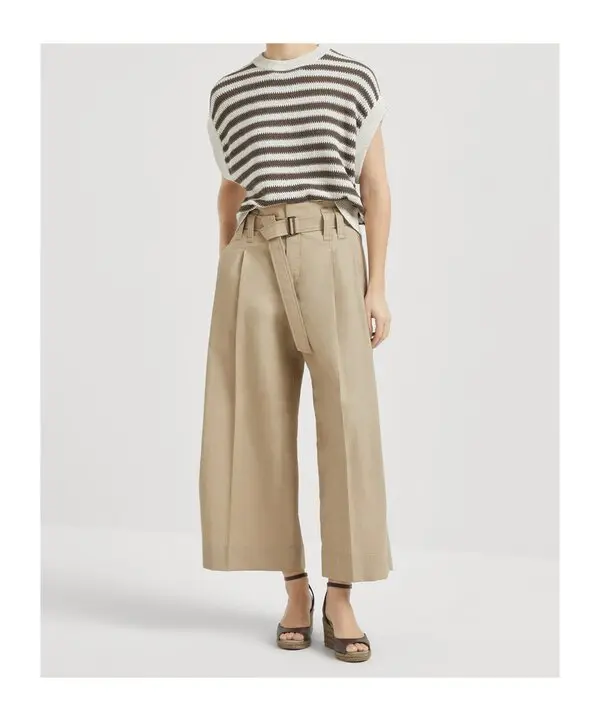 Brunello Cucinelli Belted Trousers
