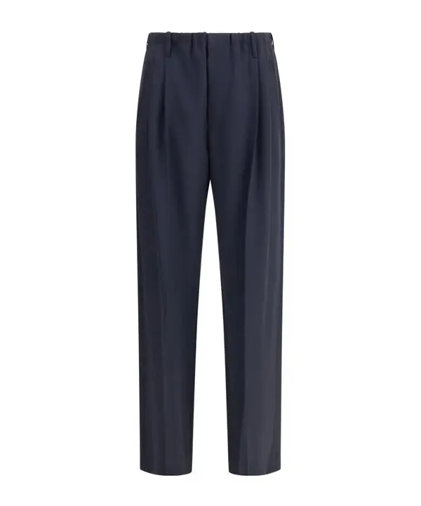 Brunello Cucinelli Elastic-waistband Pleated Trousers