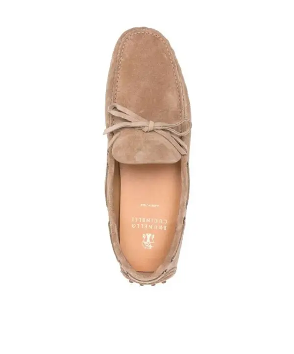 Brunello Cucinelli Round-toe Slip-on Loafers